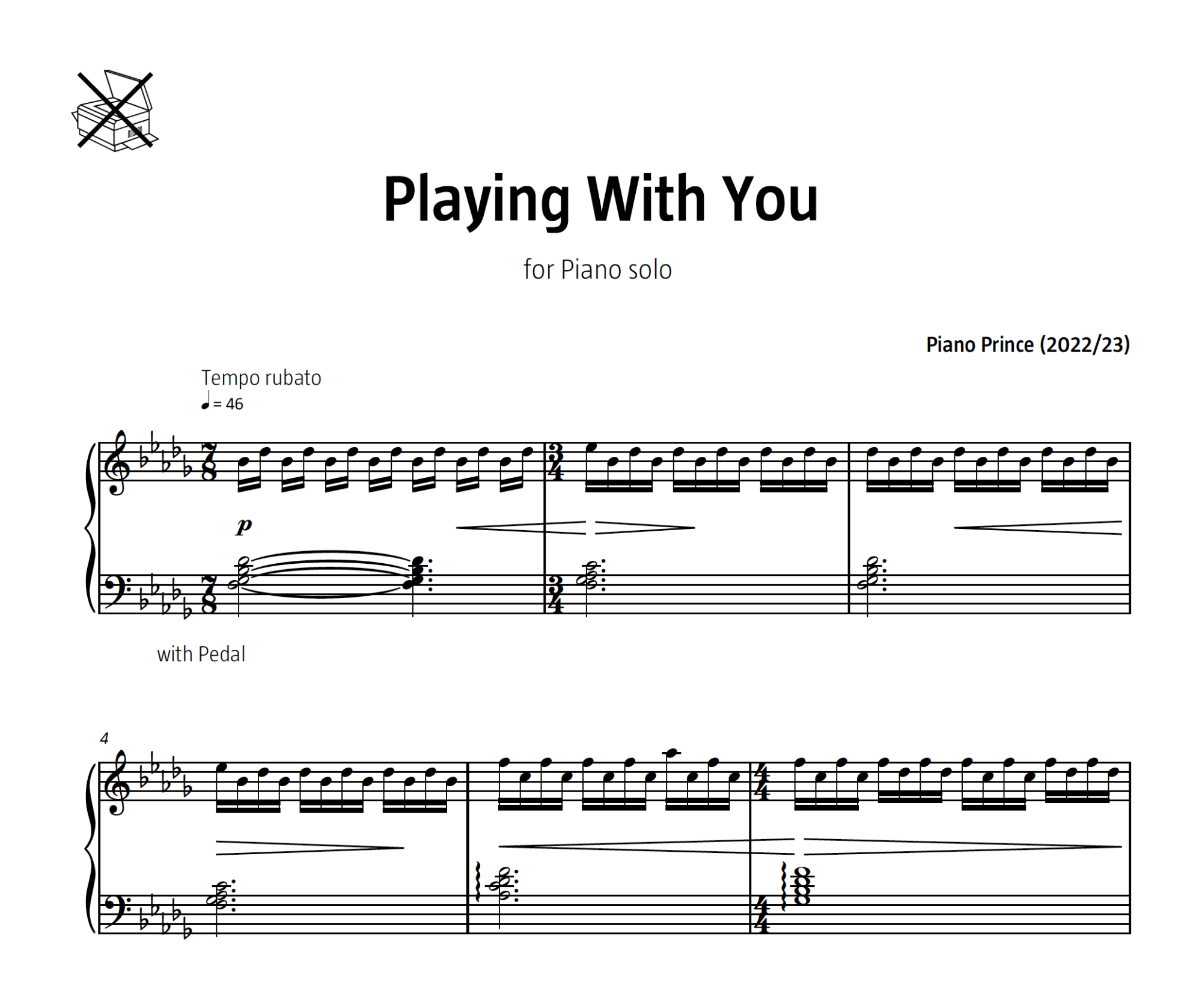 Firefly – sheet music – Piano Prince